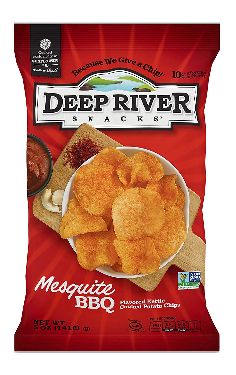 Deep River Mesquite BBQ chips | Bowman And Landes Turkeys