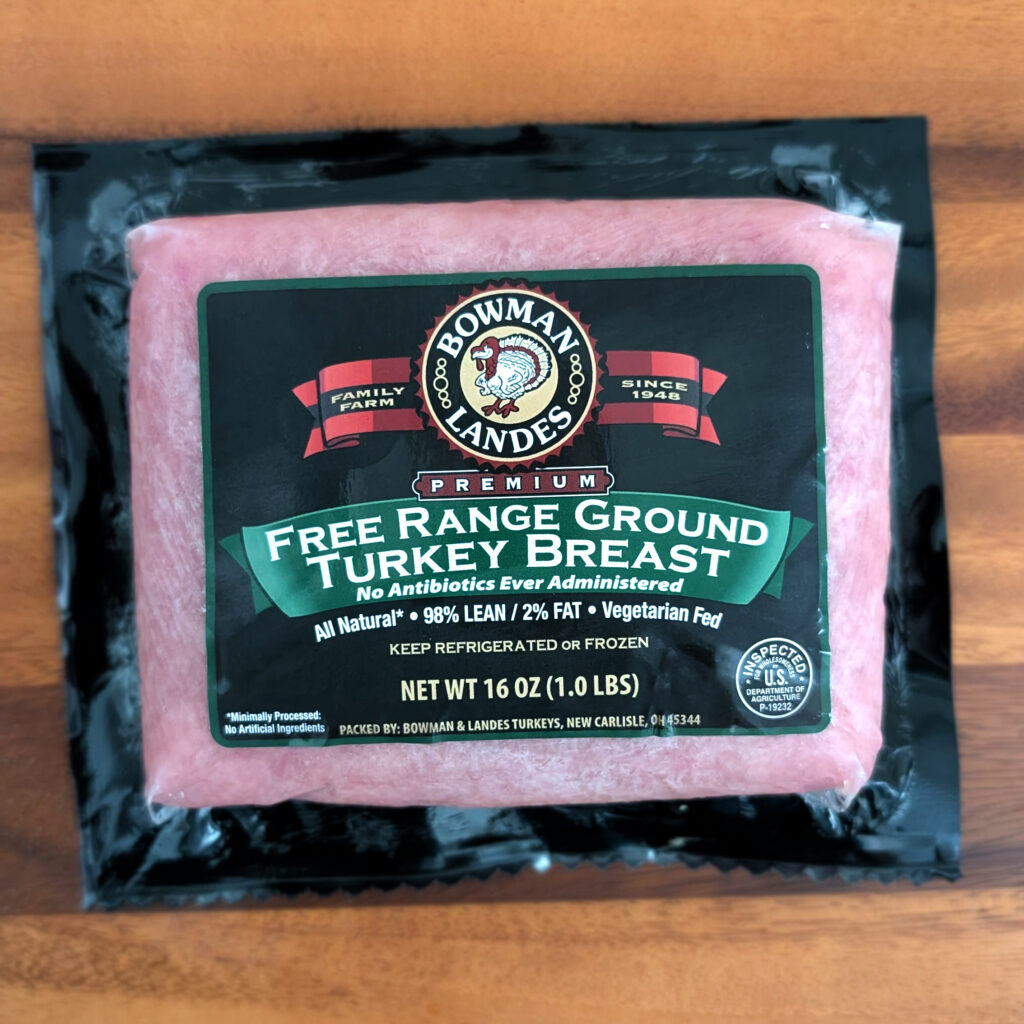 Free Range Ground Turkey Breast (1# pack) | Bowman And Landes Turkeys